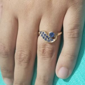Fashion Jewelry | Jewelry | Blue Gold Ring | Poshmark